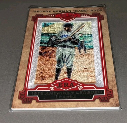 Babe Ruth 2013 Topps ERA Leader Manufactured Patch Card 1679/2013 LML ...