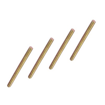 1.25mm Pitch M8 x 100mm Male Thread Rod Bar Stud Bronze 4Pcs | eBay