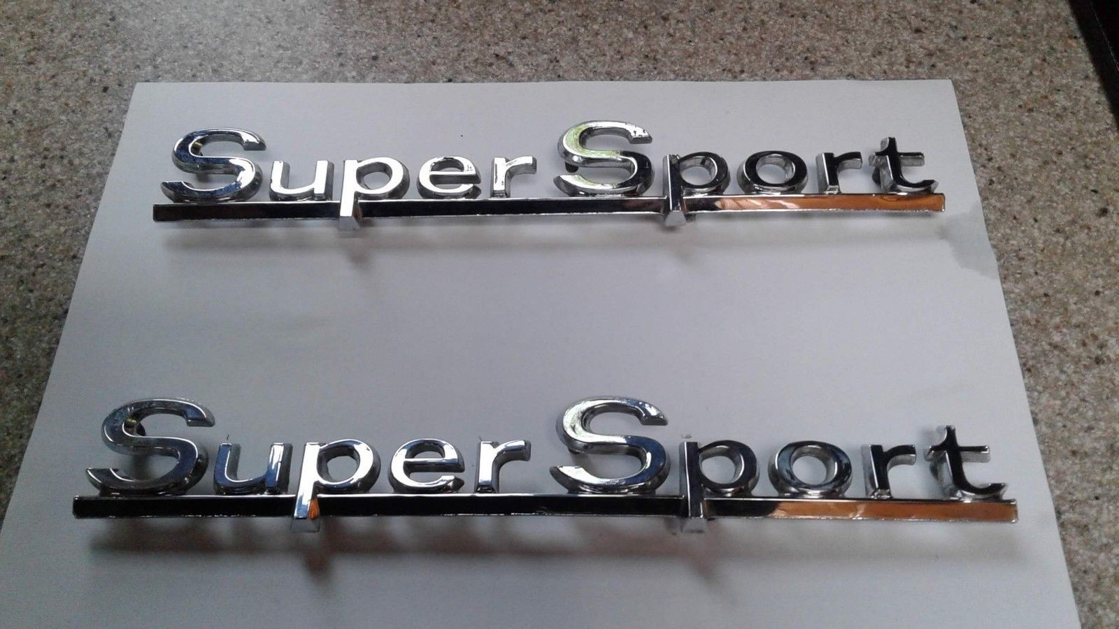 1960's 1965-67 Chevrolet Parts SUPER/SPORT Emblems Badges Trim Original ...