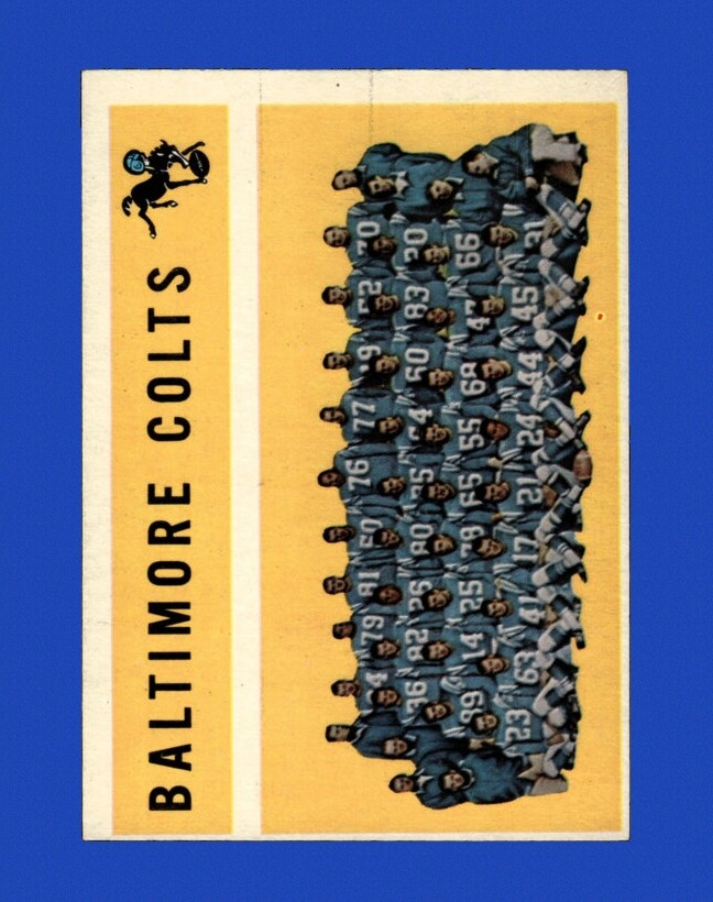 1960 Topps Set-Break # 11 Baltimore Colts EX-EXMINT *GMCARDS* | eBay