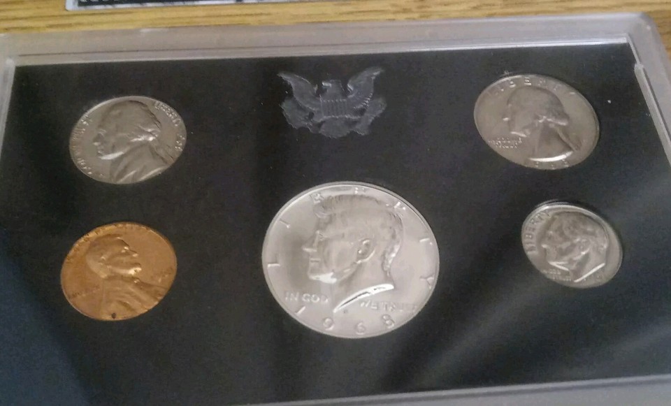 1968-s U.S.Proof set. Genuine. complete and original as issued by US ...