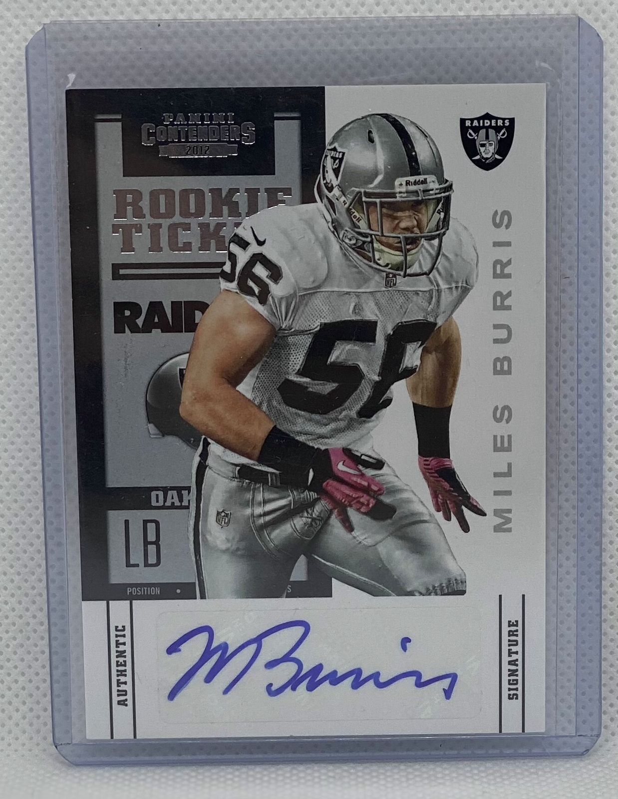MILES BURRIS 2012 CONTENDERS ROOKIE TICKET SP VARIATION AUTO RC #244 | eBay