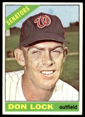 1966 Topps Don Lock Washington Senators #165 | eBay