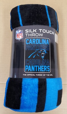 Brand New NFL Carolina Panthers Silk Touch Throw Blanket ALT | eBay