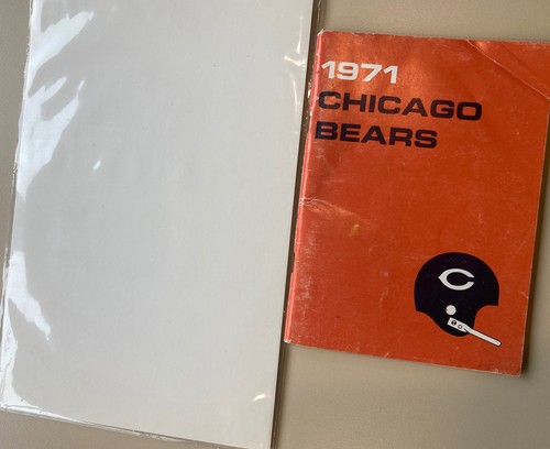 1971 Chicago Bears Roster and Schedule - Sayers, Butkus, Halas ...