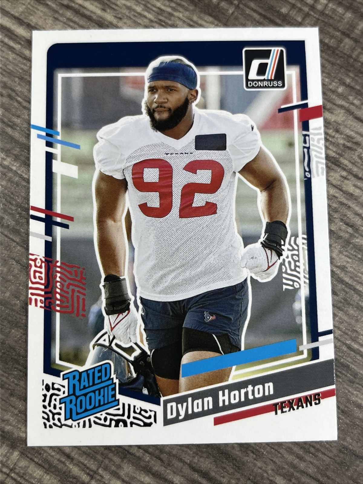 2023 Donruss Football, Dylan Horton, #340, Rated Rookie, Houston Texans ...