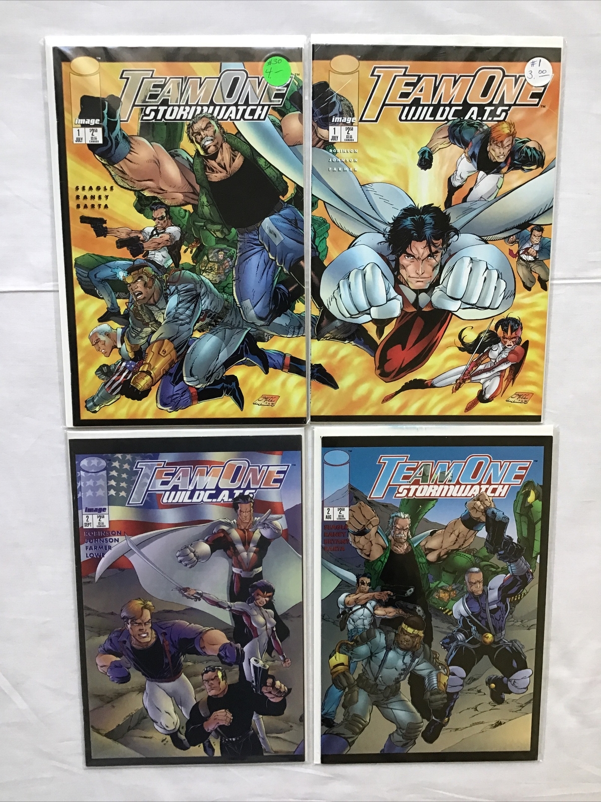 Team One Wildcats #1 & #2 Team One Stormwatch #1 & #2 Full Sets Image ...