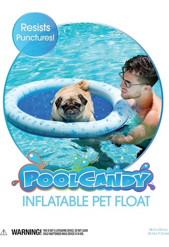 POOL CANDY Inflatable Pet FLOAT ~ NEW ~ Small / Medium Dogs | eBay