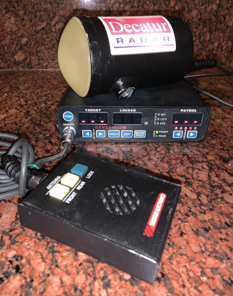 Decatur Genesis I K Band Police Radar System | eBay