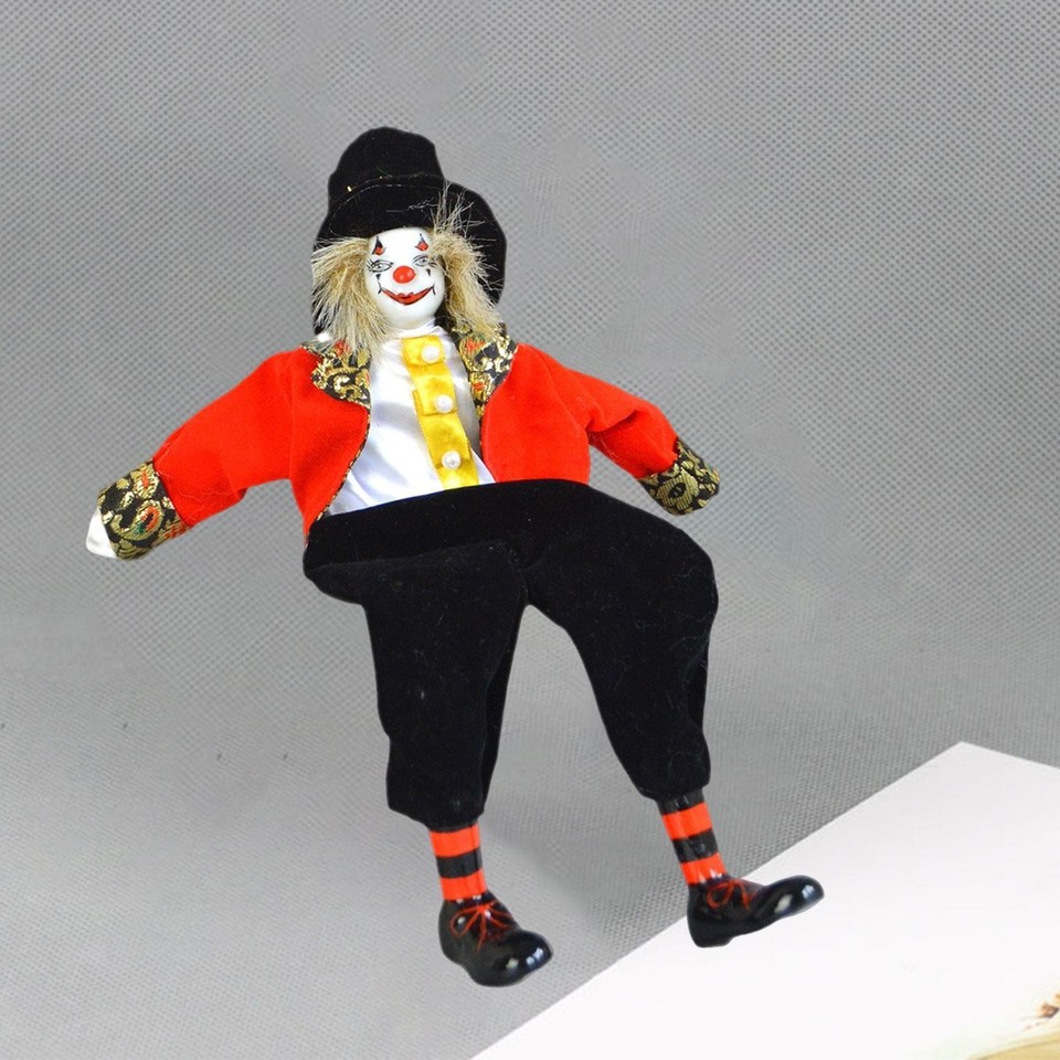 Ceramic Clown Doll Ornament Desktop Decor Home Decor | eBay UK