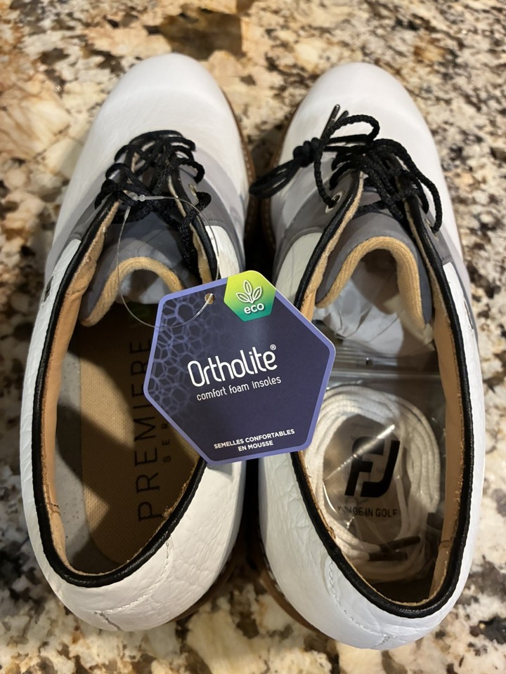 New with Box! FootJoy 54533 Golf Premiere Series Packard LX Cleated 10. ...