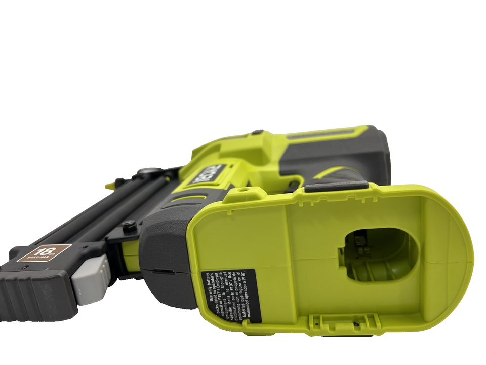 RYOBI ONE+ 18V 18 Gauge AirStrike Brad Nailer Cordless P321 Tool Only ...