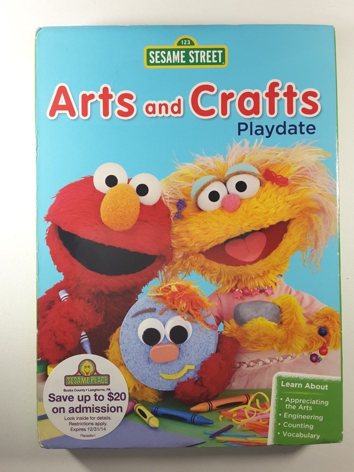 Sesame Street: Arts and Crafts Playdate (DVD, 2013) Region 1 NTSC ...