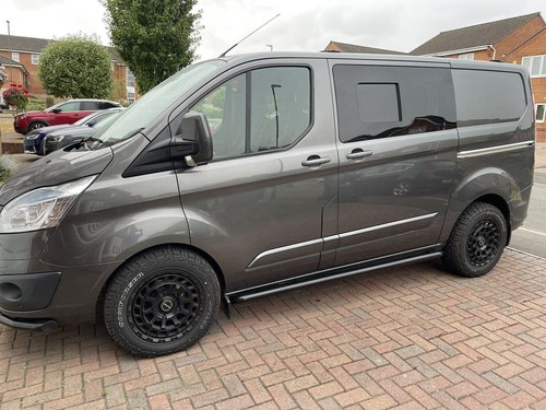 17" Black Swamper Alloy Wheels Ford Transit Mk6 Mk7 Mk8 + Falken ...