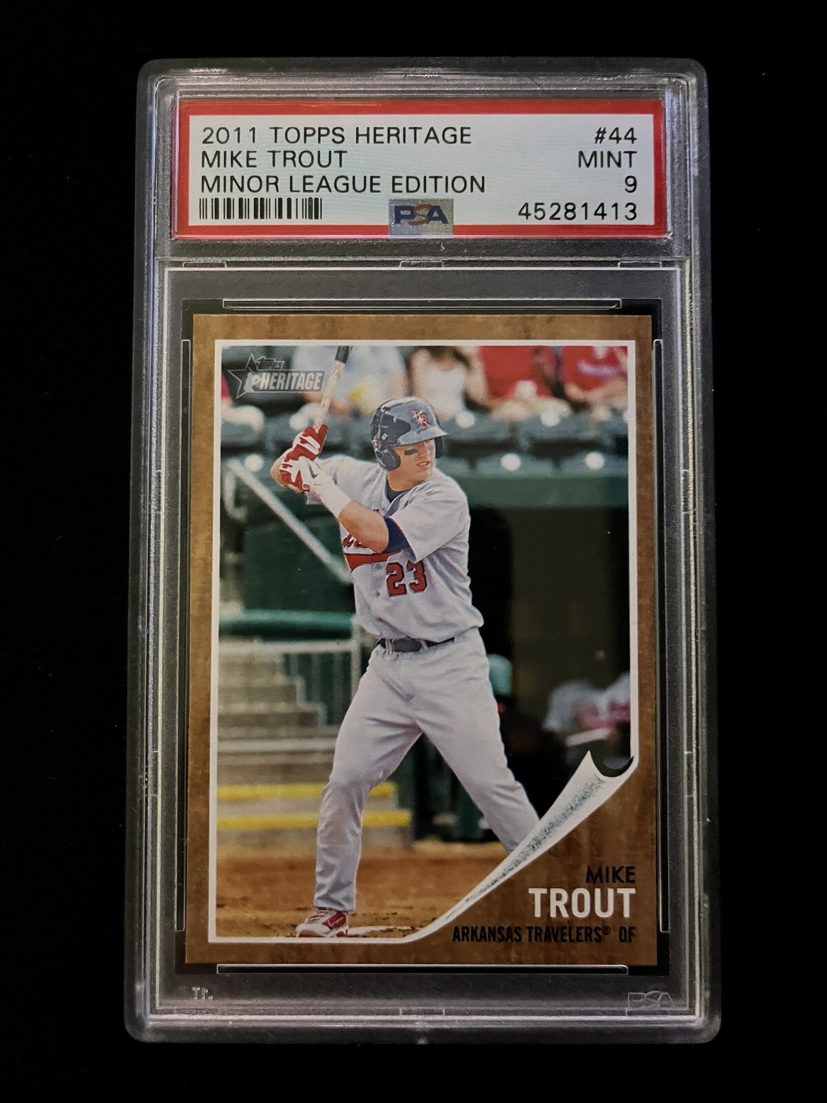 Mike Trout Rookie Card 2011 Topps Heritage Minor League #44 PSA 9 | eBay