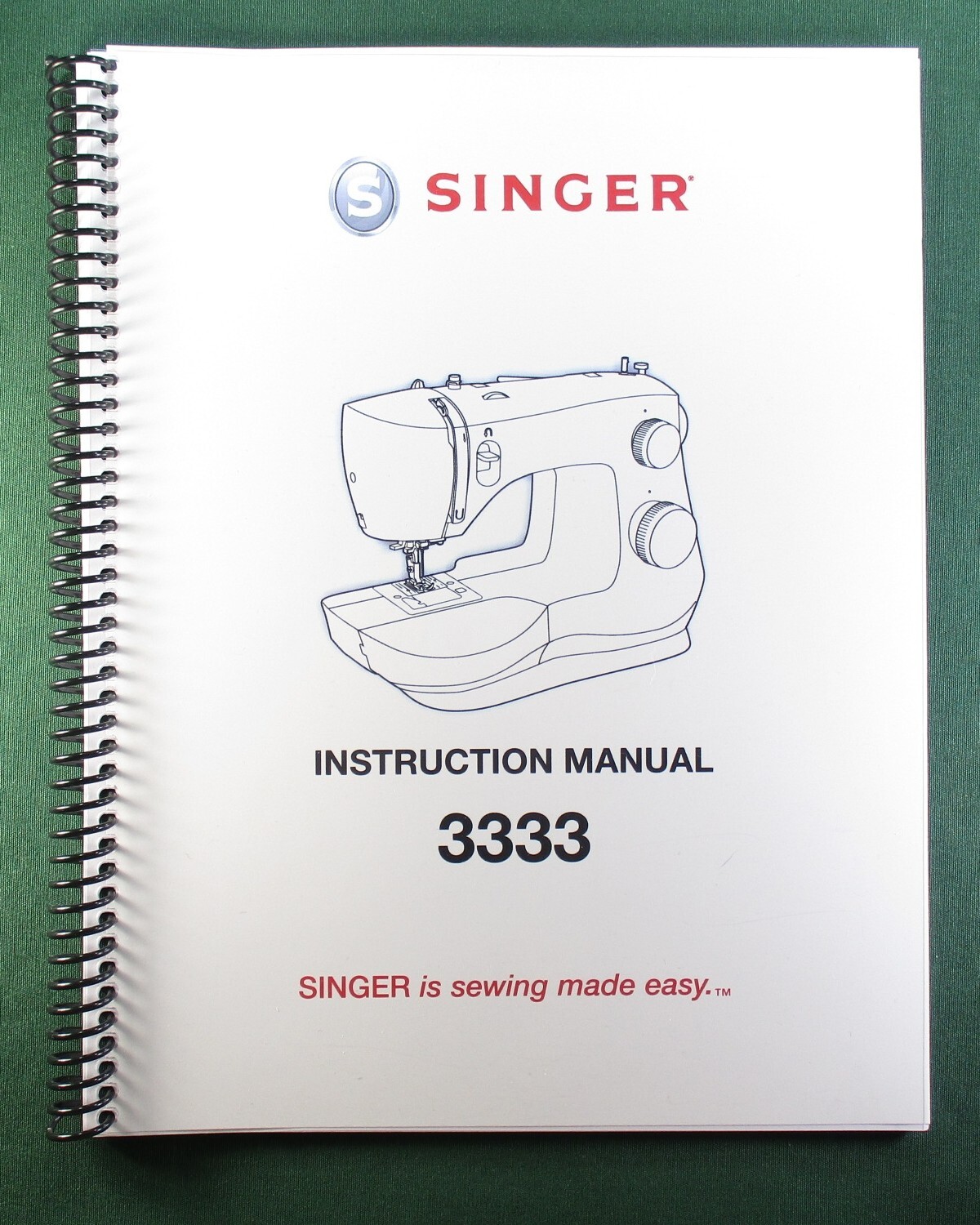 Singer 3333 Instruction Manual: 33 Pages & Protective Covers! | eBay