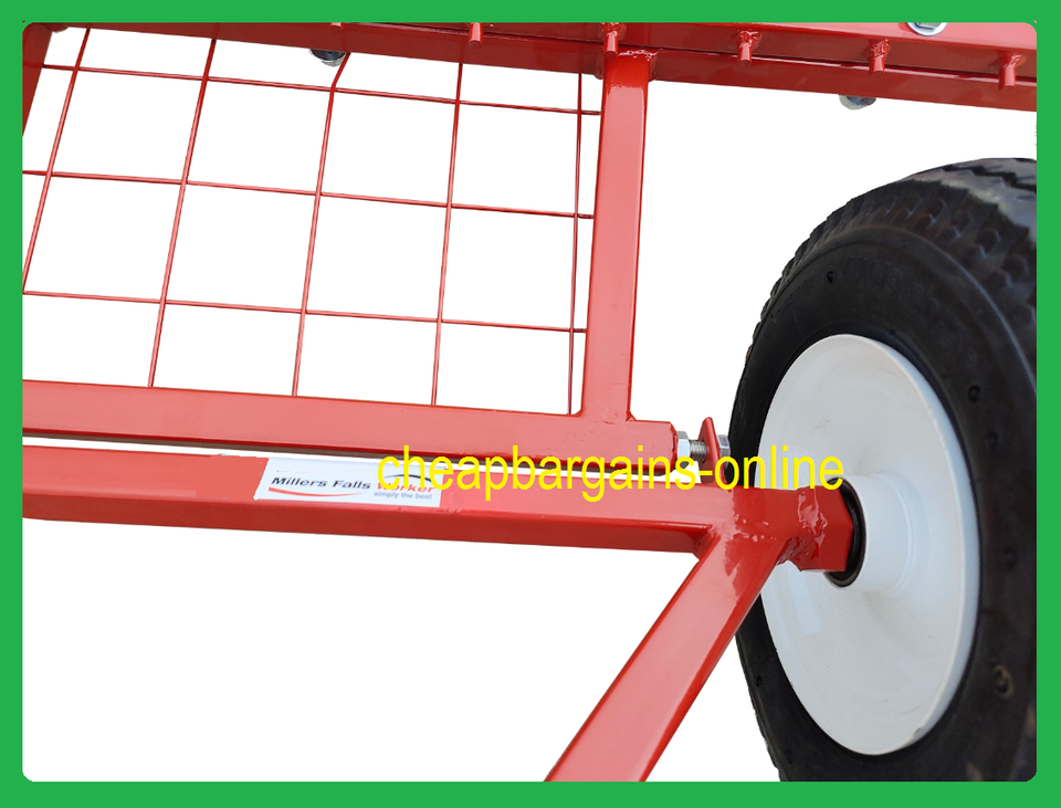 RIDE ON MOWER LANDSCAPE RAKE 1200mm 4FT WIDE TOW BEHIND MINI RAKE ...