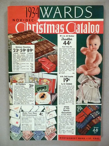 Montgomery Ward CATALOG - Christmas, 1934 ~ Wards, toys | eBay