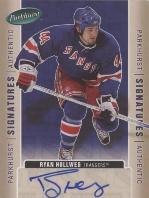 2005-06 Parkhurst - Signatures Ryan Hollweg #RH (AU, RC) for sale ...