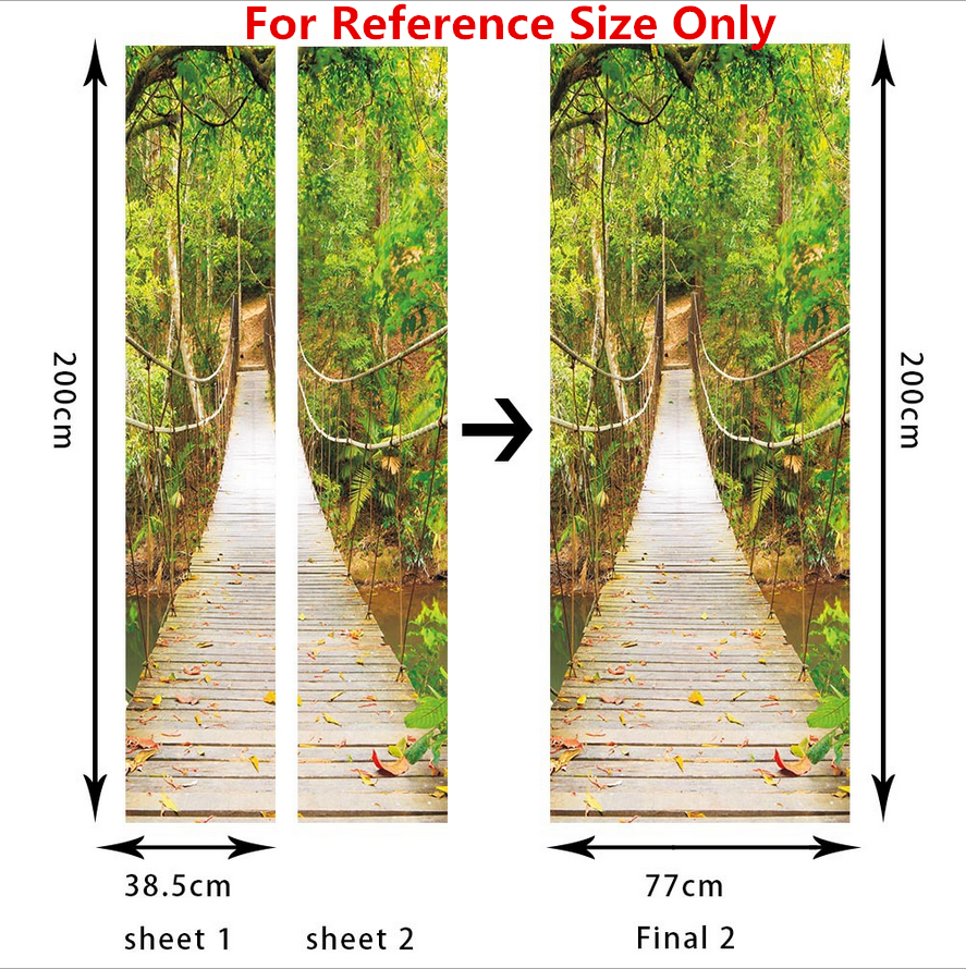 3D Wall Art Steed Horse Stable Gate Door Sticker Decal Self-adhesive ...