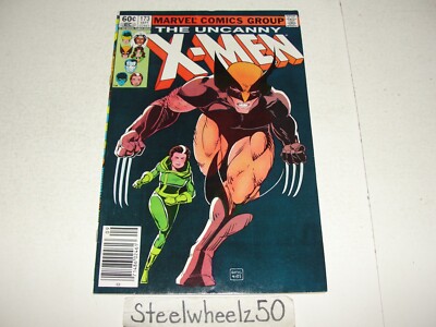 Uncanny X-Men #173 Newsstand Comic Marvel 1983 Wolverine Rogue Chris ...