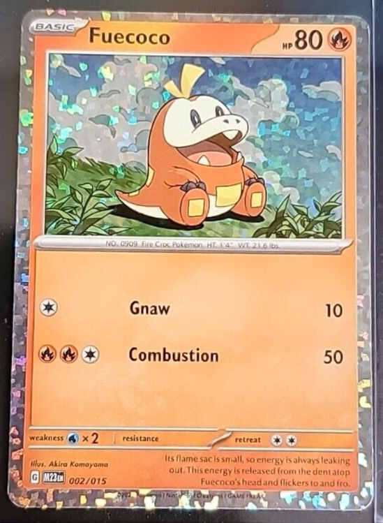 Fuecoco 002/015 Holo Rare McDonald’s 2023 - Promo Pokémon TCG Card | eBay