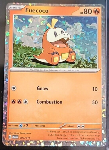 Fuecoco 002/015 Holo Rare McDonald’s 2023 - Promo Pokémon TCG Card | eBay