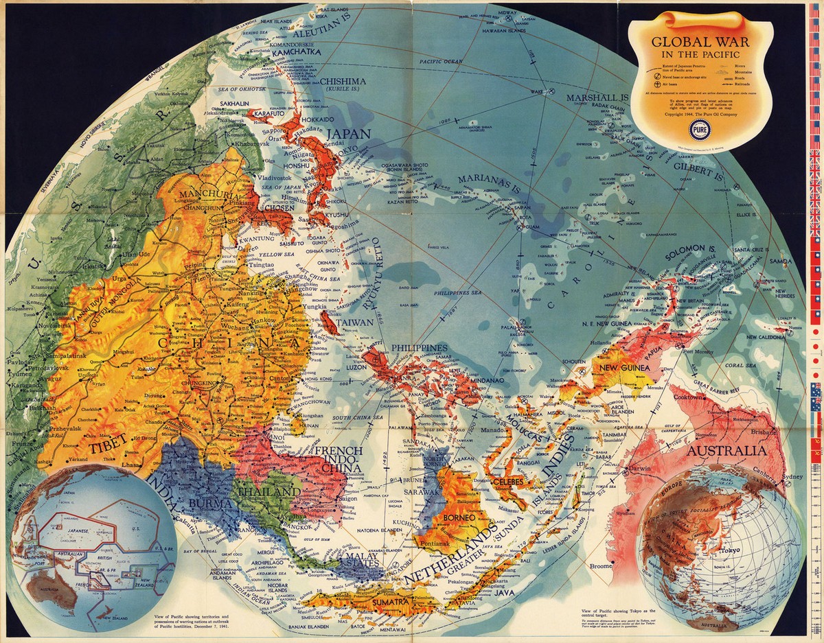 World War 2 Map Pacific Second World War Defining Moments, 1939–1945