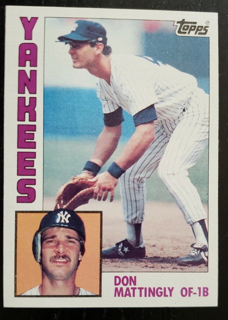 1984 Topps #8 Don Mattingly Rookie Card Team: New York Yankees Baseball ...