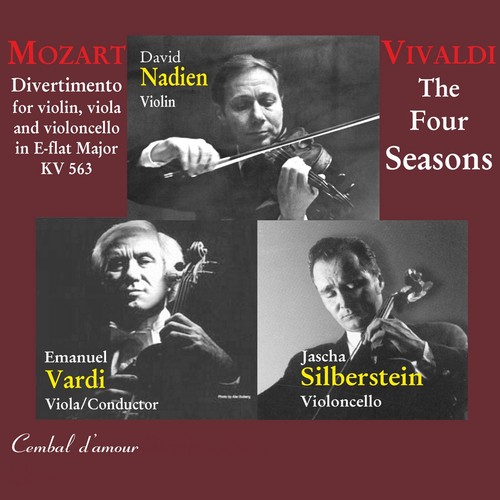 David Nadien, Violin, Emanuel Vardi, Viola/Conductor, Jascha ...