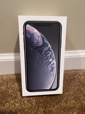 BOX ONLY - Apple iPhone XR Black | eBay