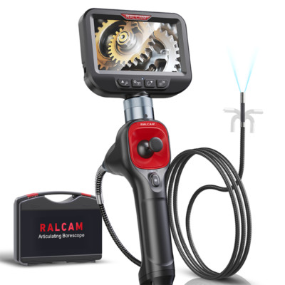 Ralcam 4-Way 360° Articulating Borescope Industrial Endoscope ...