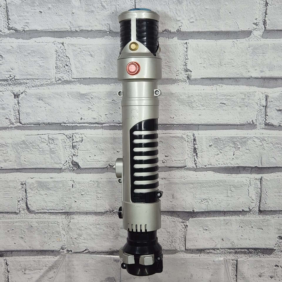 Star Wars Spring Loaded Obi Wan Kenobi Lightsaber Light Sound Motion ...