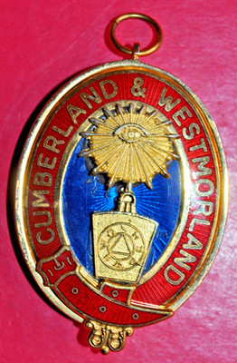 Cumberland & Westmorland Mark Past Provincial Grand Overseer masonic ...