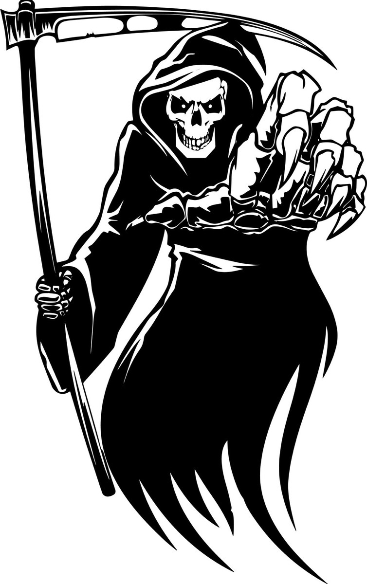 Scary Grim Reaper Drawings