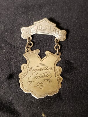 Vintage Silver WCTU Cigarettes Must Go Pin | eBay