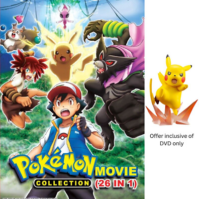 Complete Collection DVD Pokemon Movie [26in1]- Pokémon English Sub ...