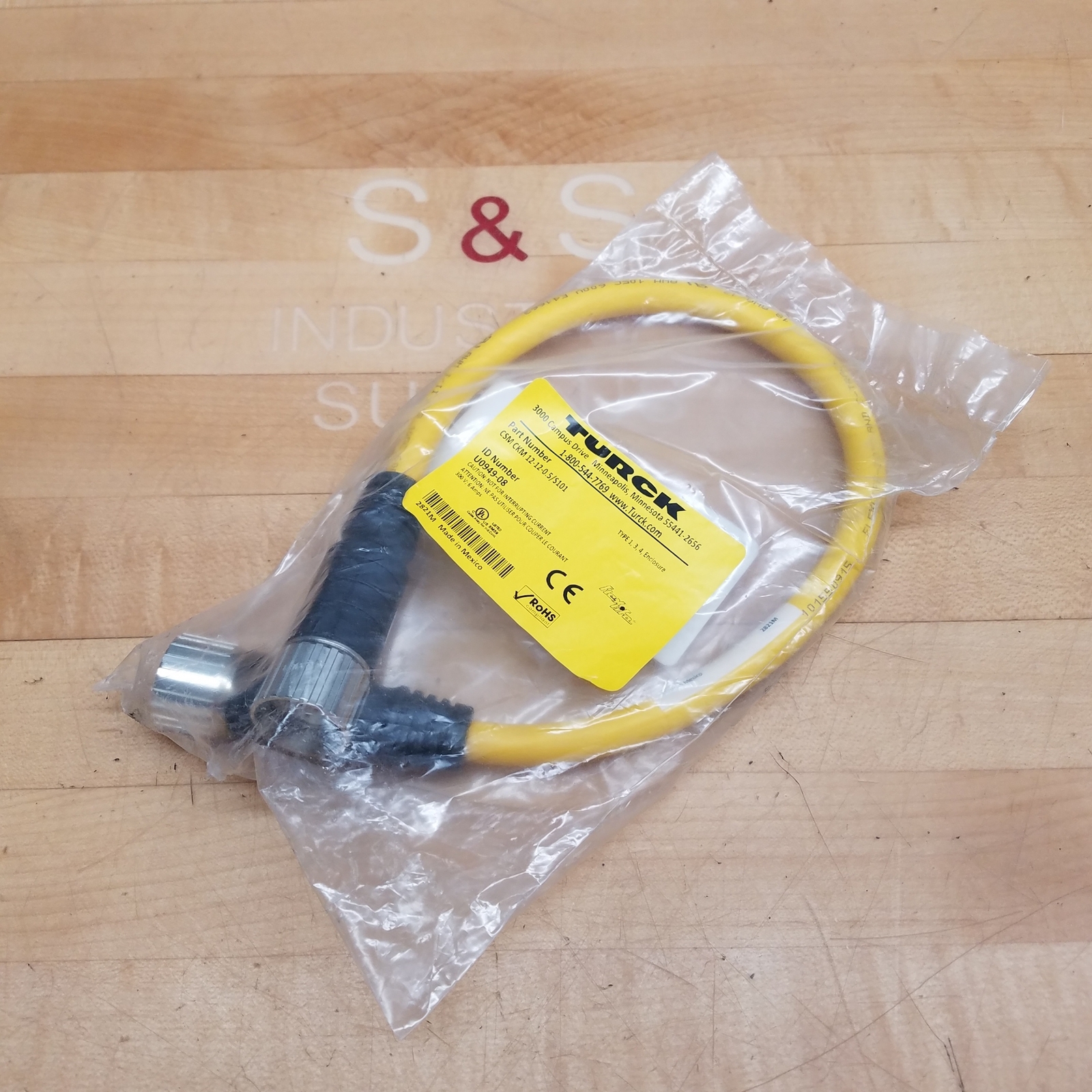 Turck CSM CKM 12-12-0.5/S101 Cordset, M23 12 Pin Male To Female, 0.5M ...