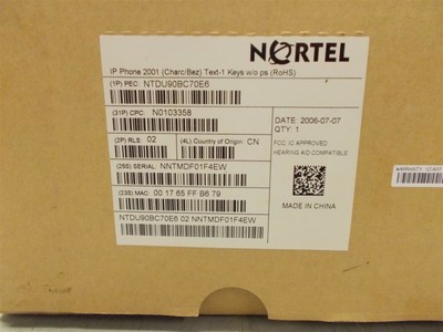 Nortel Networks - Nortel IP Phone 2001 | eBay