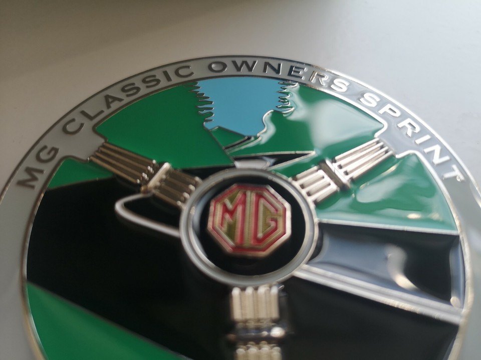 MG Goodwood Rally Badge- MG GT/TF/MGB/ MGC/ MG MIDGET grill badge ...