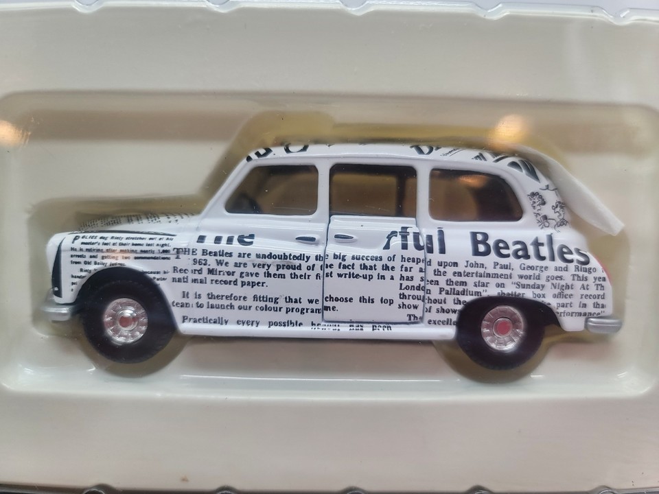 1997 Corgi Classics Newspaper Taxi & Figure #58003 The Beatles NIB | eBay