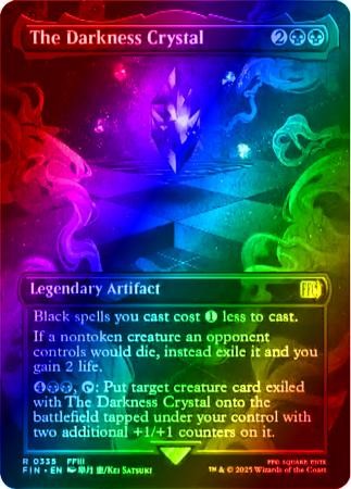 The Darkness Crystal (Borderless) - 0335 - Foil Near Mint Final Fantasy ...