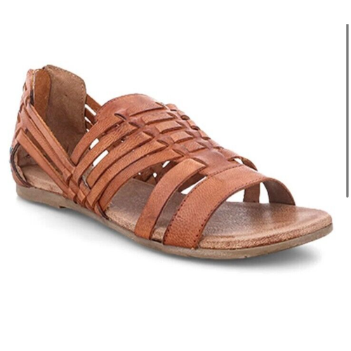 NEW Roan Bed Stu Clarise Huarache Sandal In Pecan HD Natural Leather ...