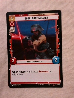 Specforce Soldier, Star Wars Unlimited: SOR, Ungraded, NM Condition | eBay