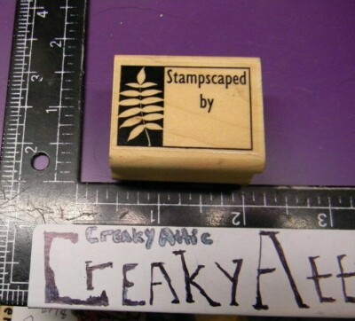 STAMPSCAPED BY LEAVES BRANCH STAMPED RUBBER STAMPS STAMPSCAPES ...