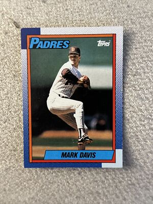 1990 Topps San Diego Padres Baseball Card #205 Mark Davis | eBay