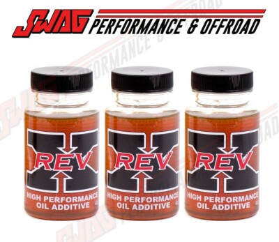 REV X Engine Oil Treatment (3) 4 oz For Powerstroke Cummins Duramax ...