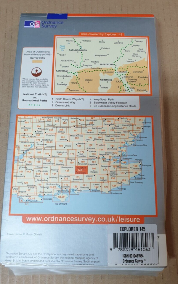 Ordnance Survey Explorer Active Laminated Map CHOOSE A MAP MANY AVAILABLE | eBay UK