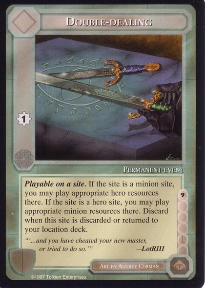 MECCG: Double-dealing [Mint/Near Mint] The White Hand Middle Earth CCG ...