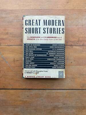 Great Modern Short Stories. The Modern Library. 1942. | eBay